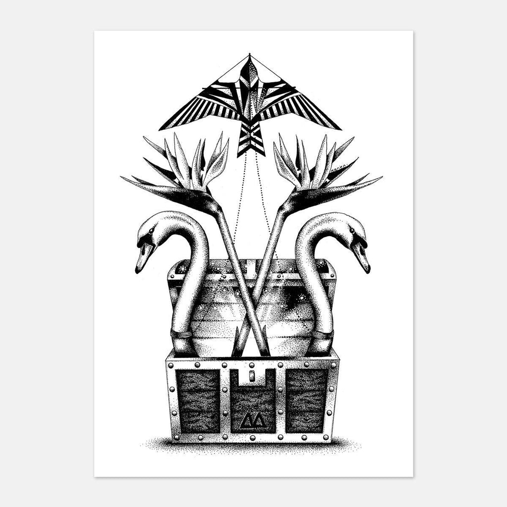 "Box Of Birds" : Illustration by Karien Bredenkamp
